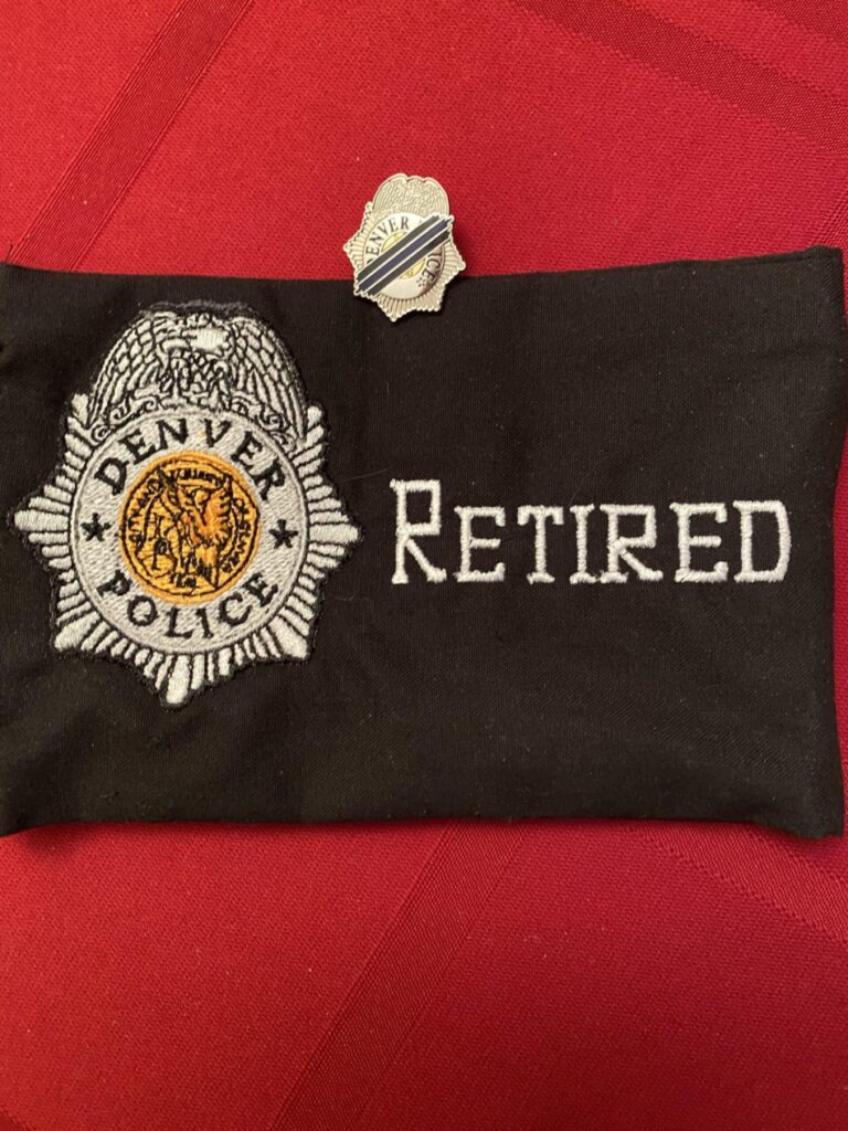 Armband and Lapel Badge - Denver Police Museum